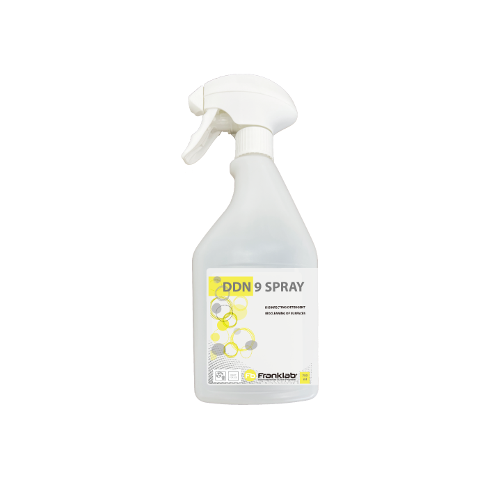 DDN 9 SPRAY 即用型中性清潔及消毒清洗劑 噴灑型 - FRANKLAB 法博科技